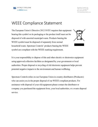 weee-compliance-statement.pdf – Spectrum Controls